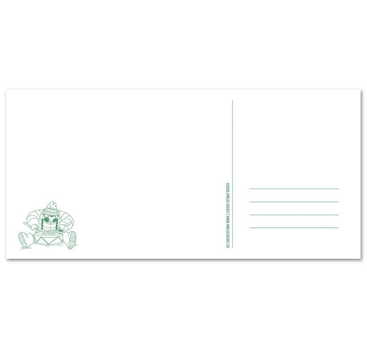 Amélie Cochet - Postkarte "Winter Band" – supportyourlocalartist.ch