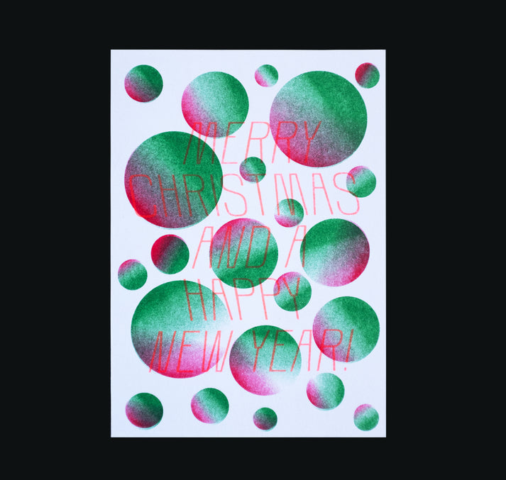 Studio Bitzi - Karte "Weihnachten" (grün) – supportyourlocalartist.ch